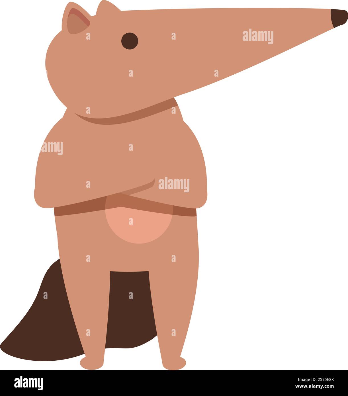 Busy anteater icon cartoon vector. Ant eater. Zoo mammal. Busy anteater ...