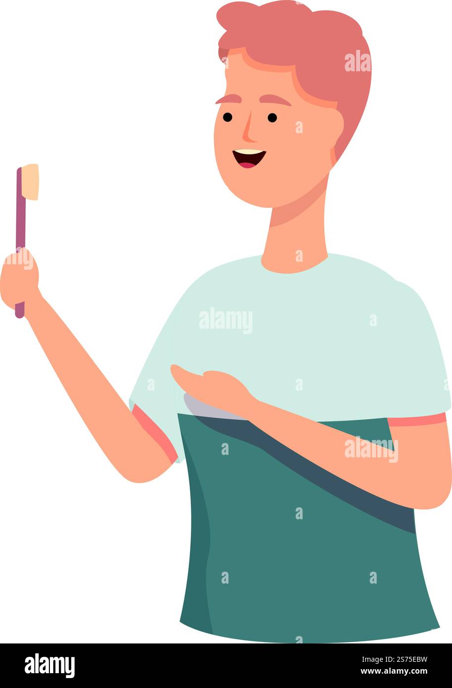 Dental care icon cartoon vector. Tooth person. Mouth clean. Dental care ...