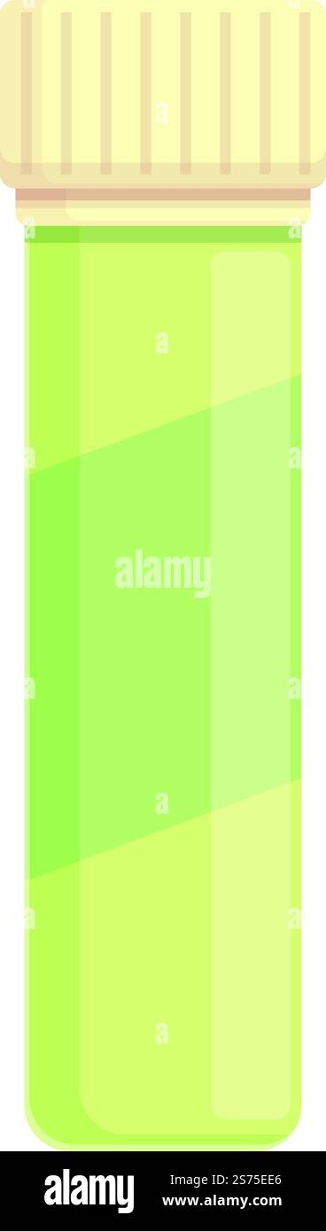 Lime effervescent tablets icon cartoon vector. Medicine drug. Powder ...