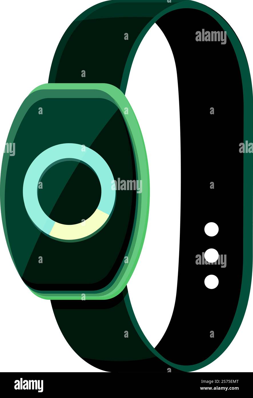 Smart tracker icon cartoon vector. Sport app. Device digital. Smart ...