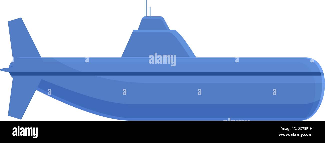 Army submarine icon cartoon vector. Military ship. Naval frigate. Army ...
