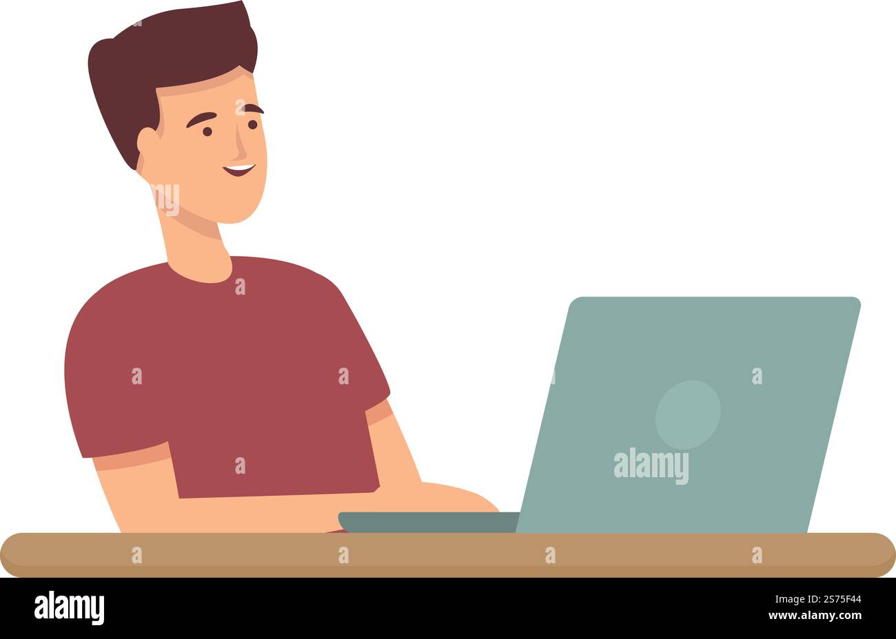 Work coding icon cartoon vector. Computer electronic. Smart software. Work coding icon cartoon ...