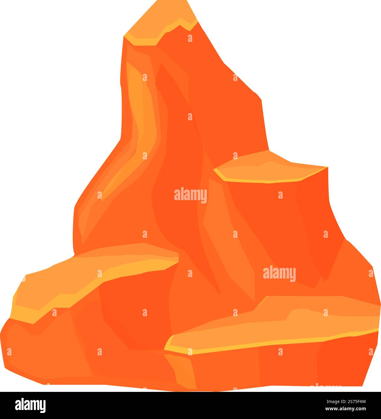 Landscape rock icon cartoon vector. Grand canyon. Arizona park ...