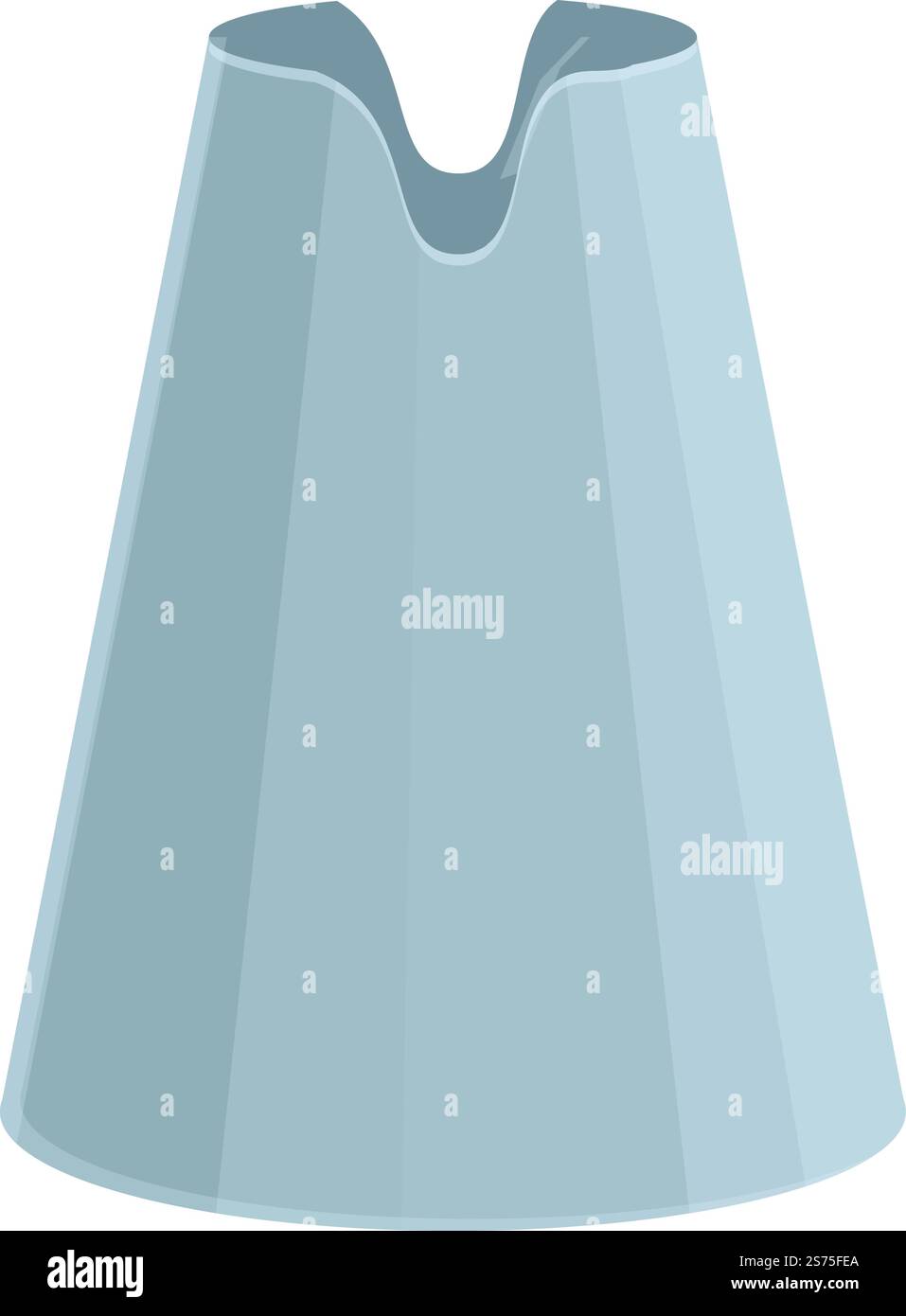 Artist equipment icon cartoon vector. Icing nozzle. Tube pipe. Artist ...