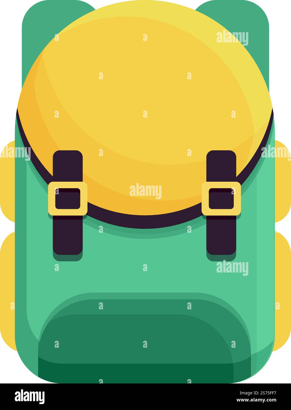 Hiker backpack icon cartoon vector. Extreme sport. Nature vacation ...