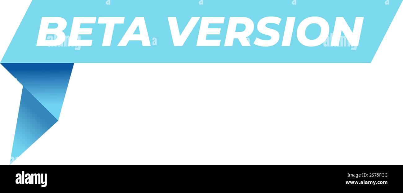 Window beta version icon cartoon vector. Digital upgrade. Label box ...