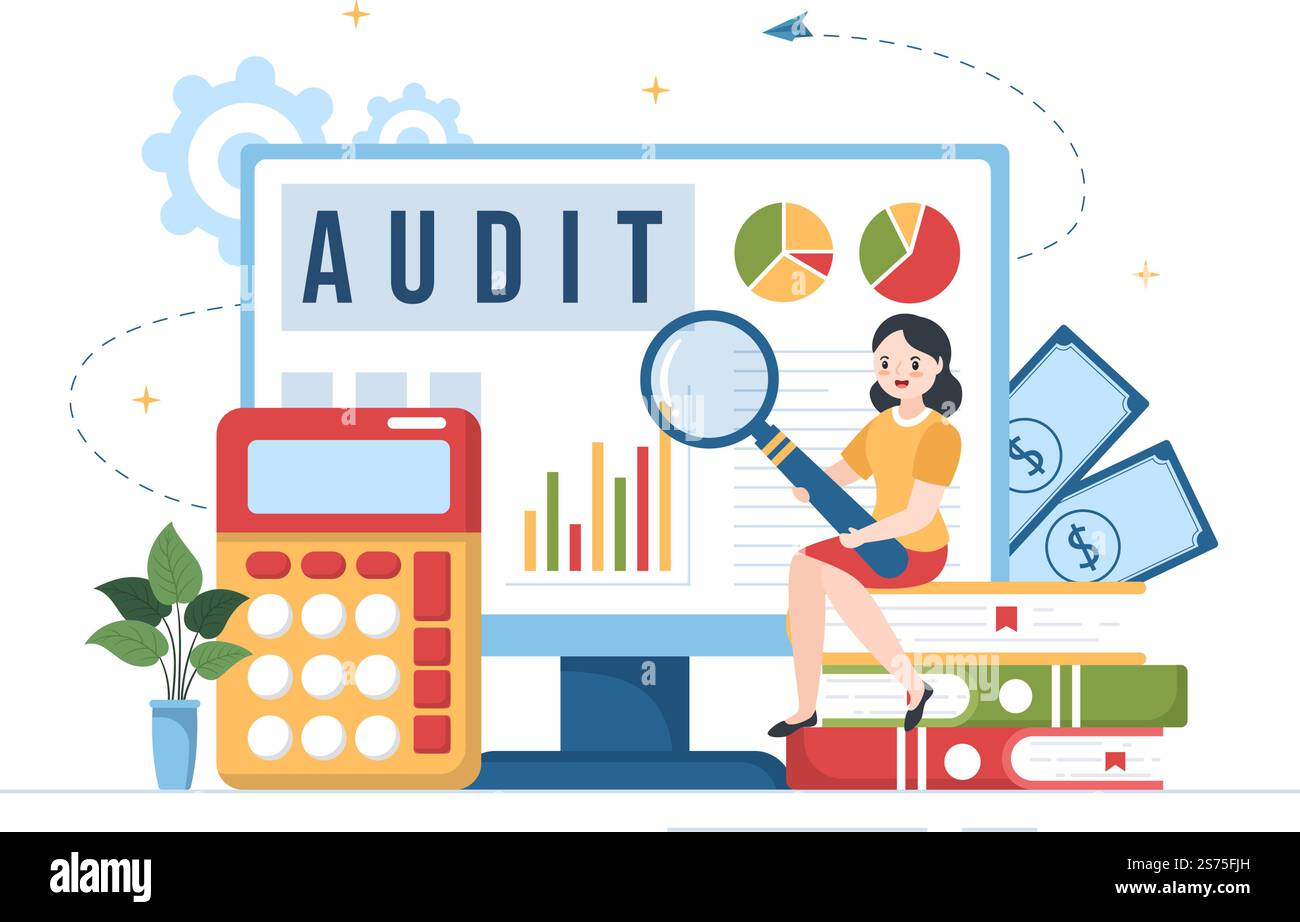 Business Audit of Documents with Charts, Accounting, Calculations and ...