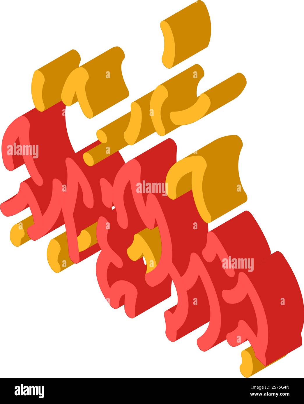 blaze fire isometric icon vector. blaze fire sign. isolated symbol ...