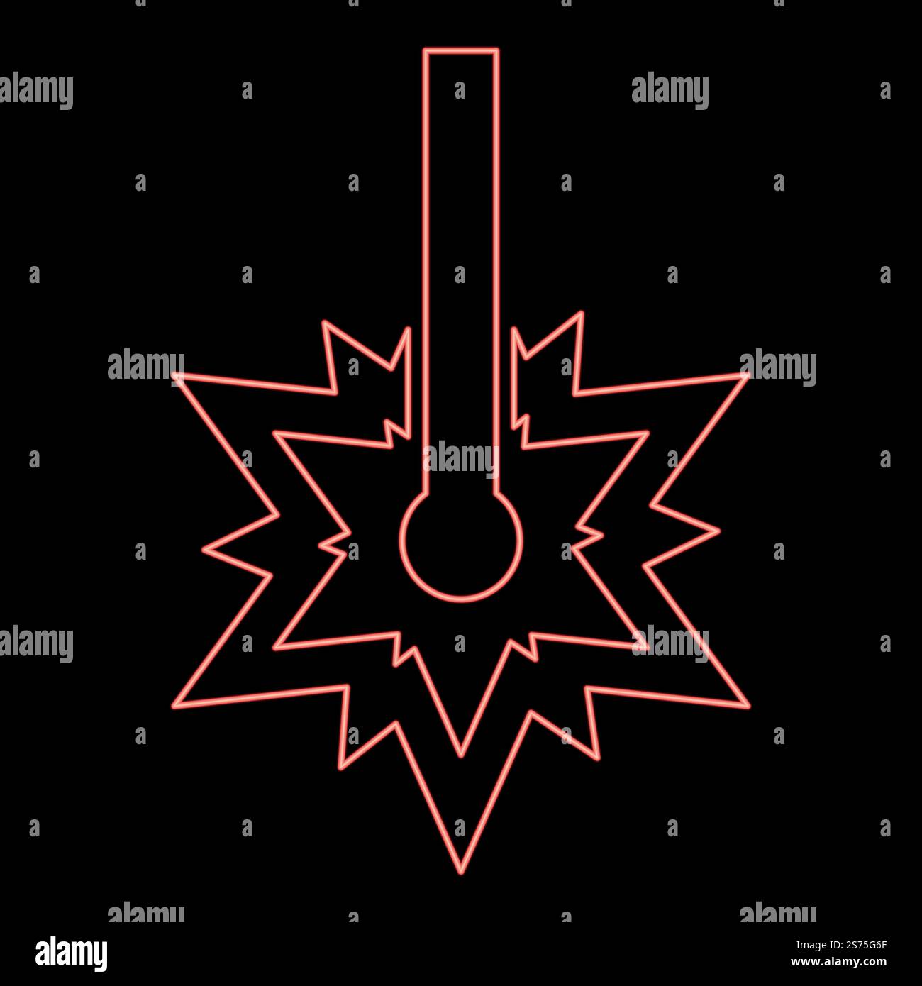 Neon laser working Laser line spark Welding symbol Engraving concept ...