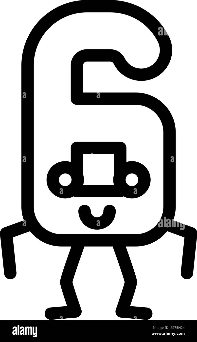 Two six black children Stock Vector Images - Alamy