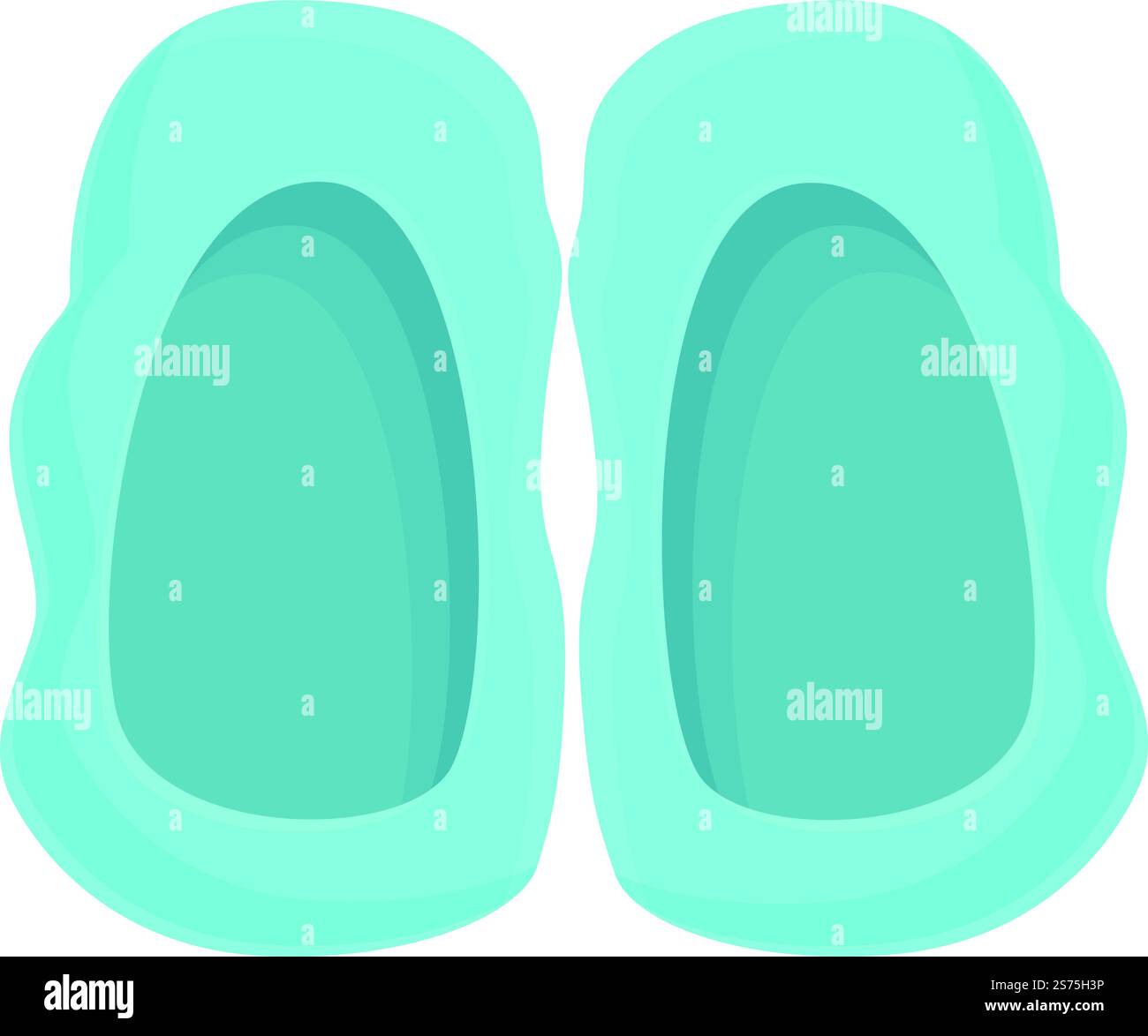 Surgical shoe cover icon cartoon vector. Medical protection. Sign ...