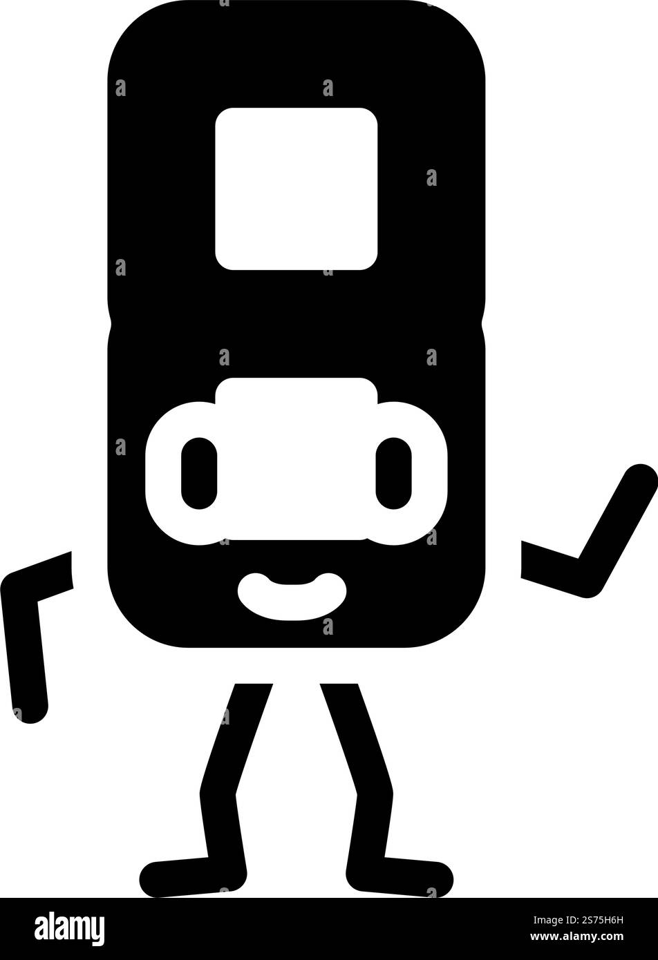 eight number character glyph icon vector. eight number character sign ...