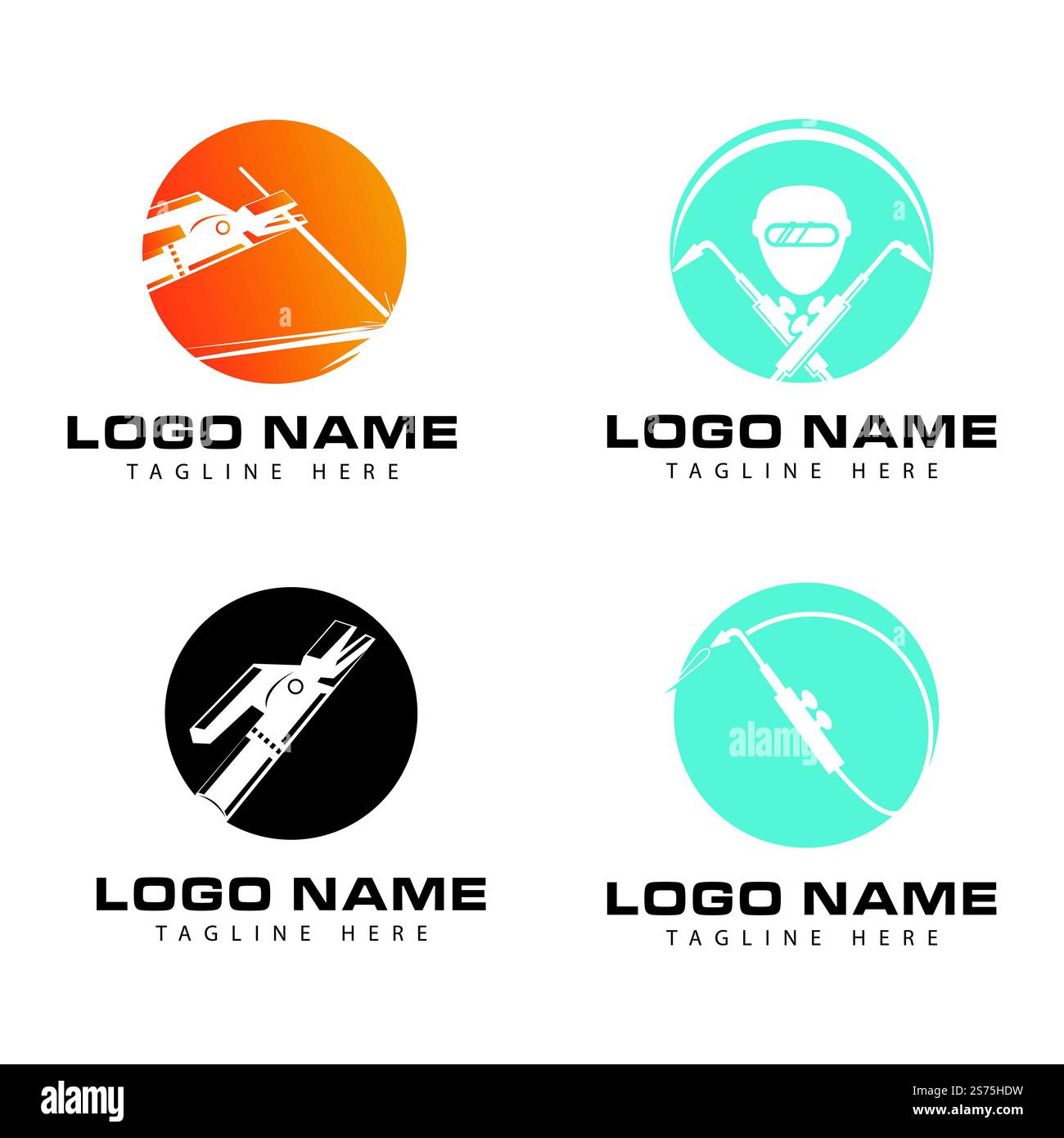 Welding Tool Vector Icon Design Illustration Stock Vector Image & Art ...