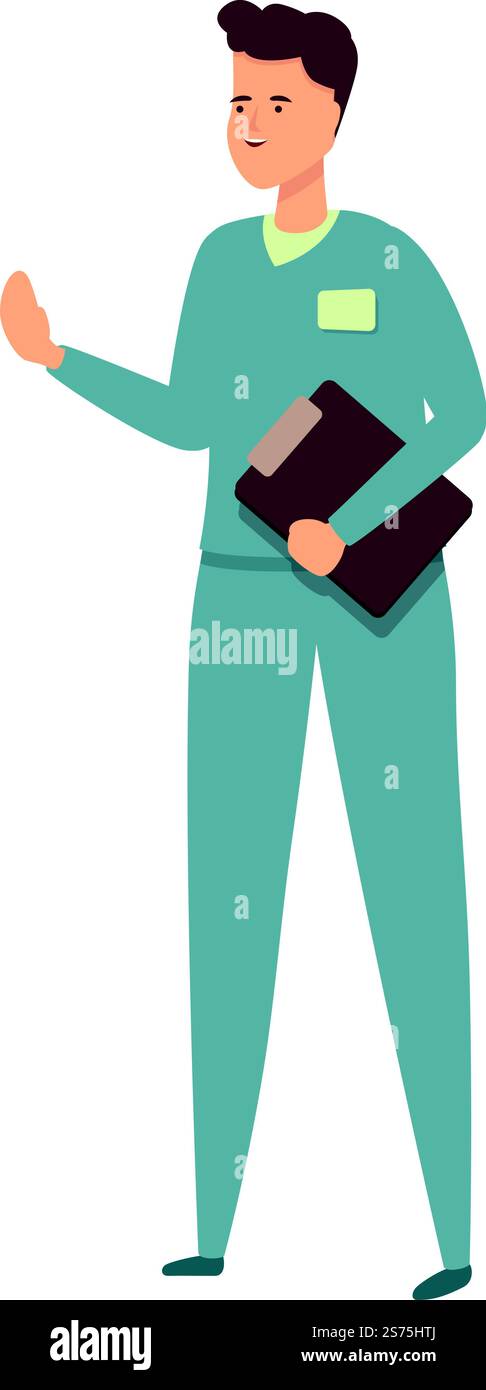 Therapist icon cartoon vector. Physical hospital. Rehab sport ...