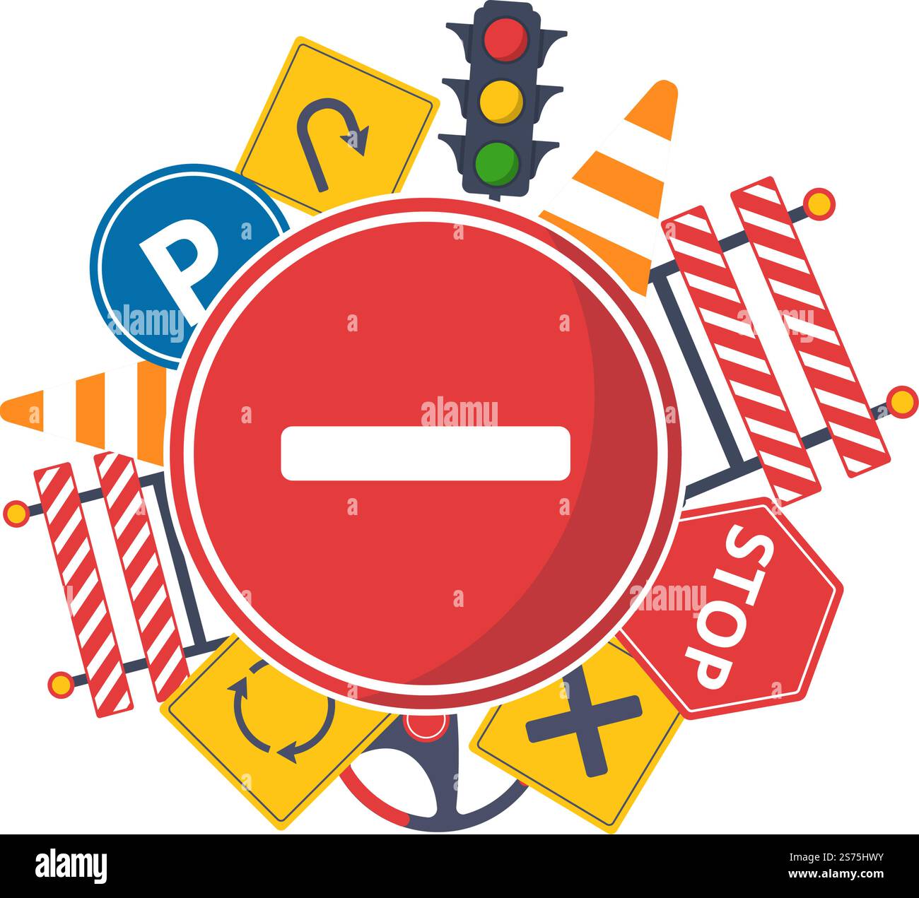 Driving School with Education Process of Car Training and Learning to ...