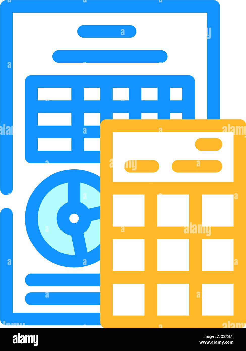financial esg color icon vector. financial esg sign. isolated symbol ...