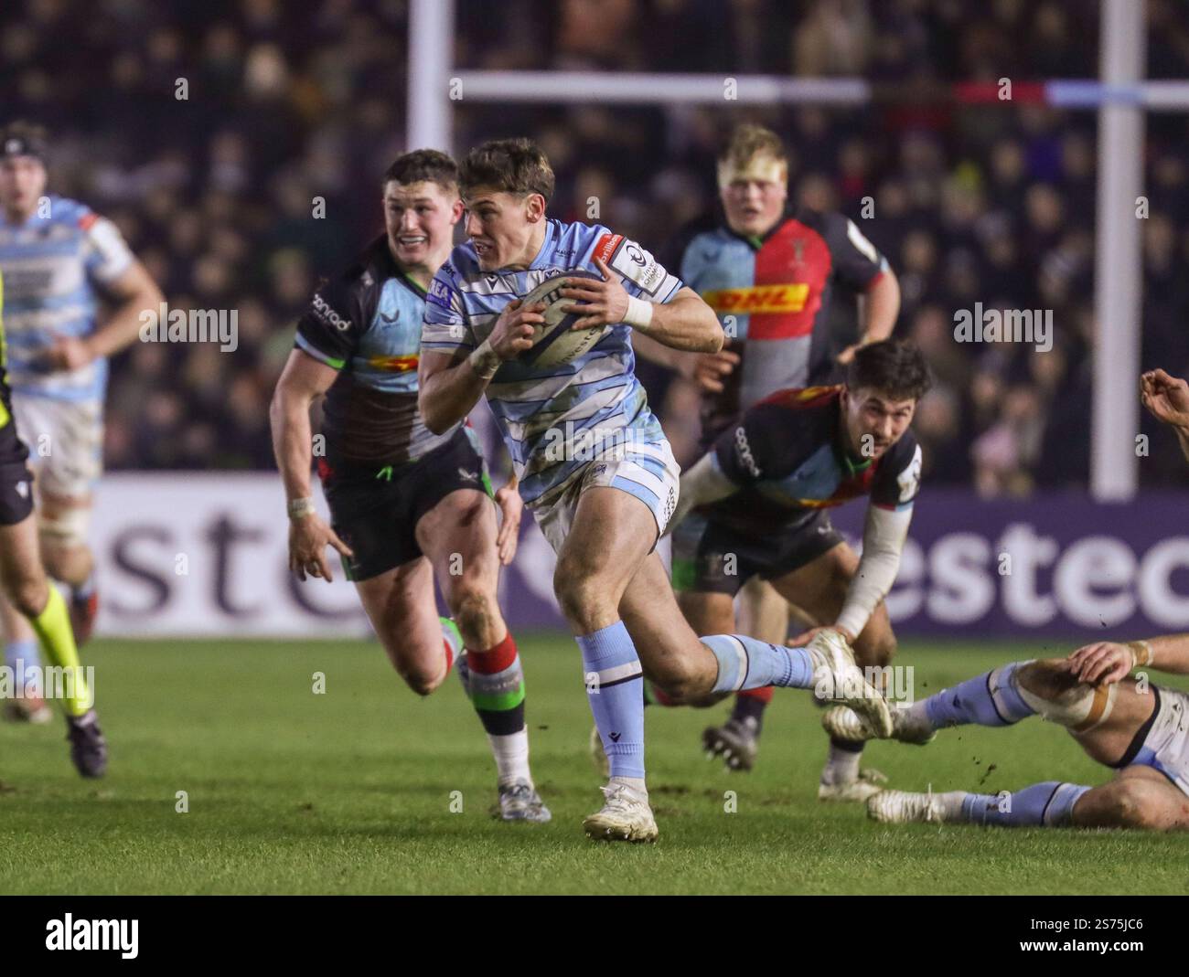 London, UK. 18th Jan, 2025. Twickenham Stoop, London, 18th January 2025 ...