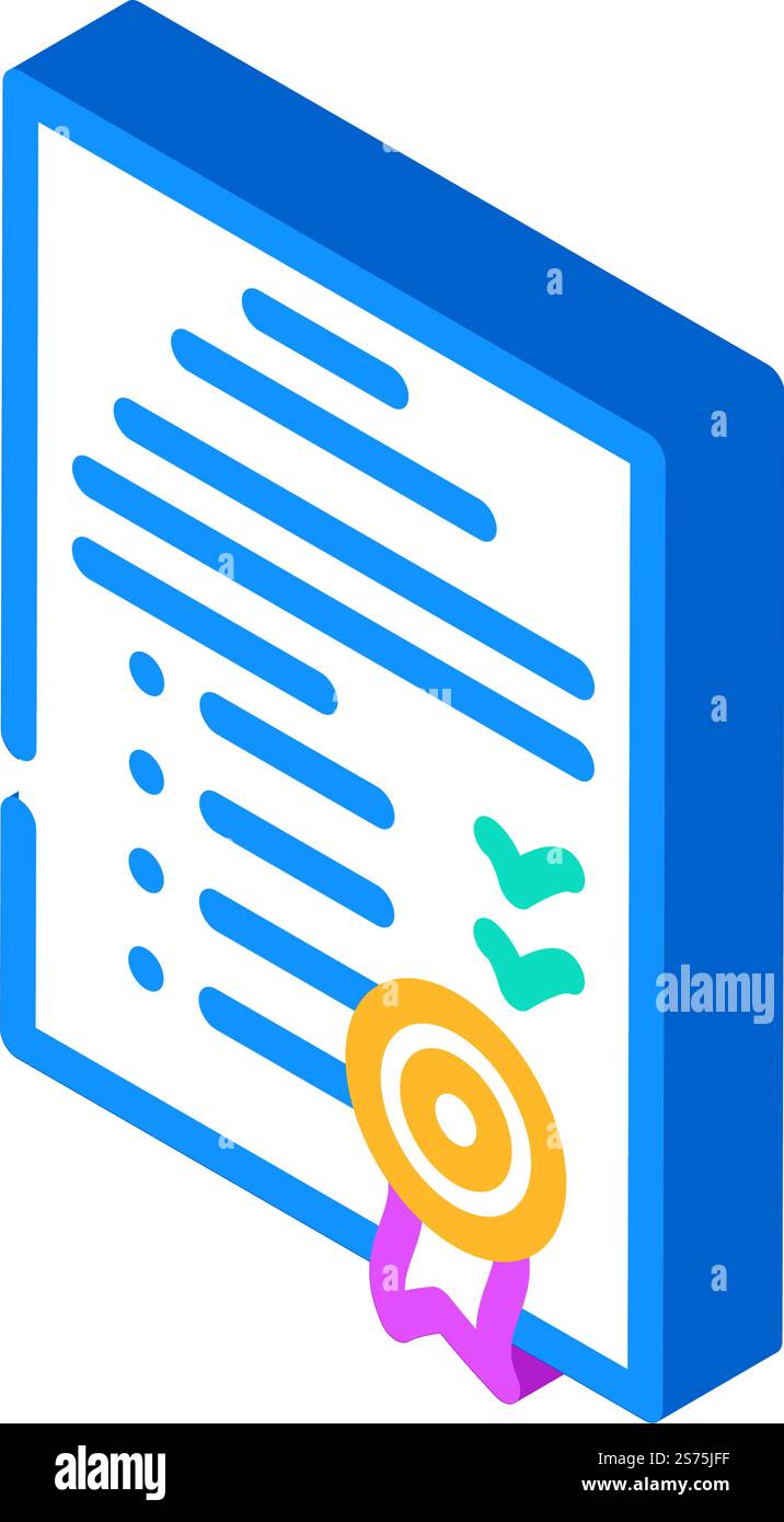 standard esg isometric icon vector. standard esg sign. isolated symbol ...