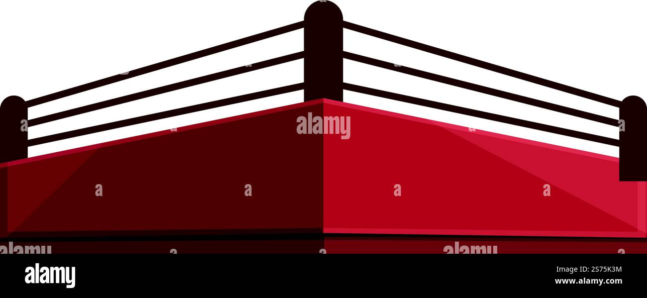 Boxing arena icon cartoon vector. Sport champion. Award referee. Boxing ...