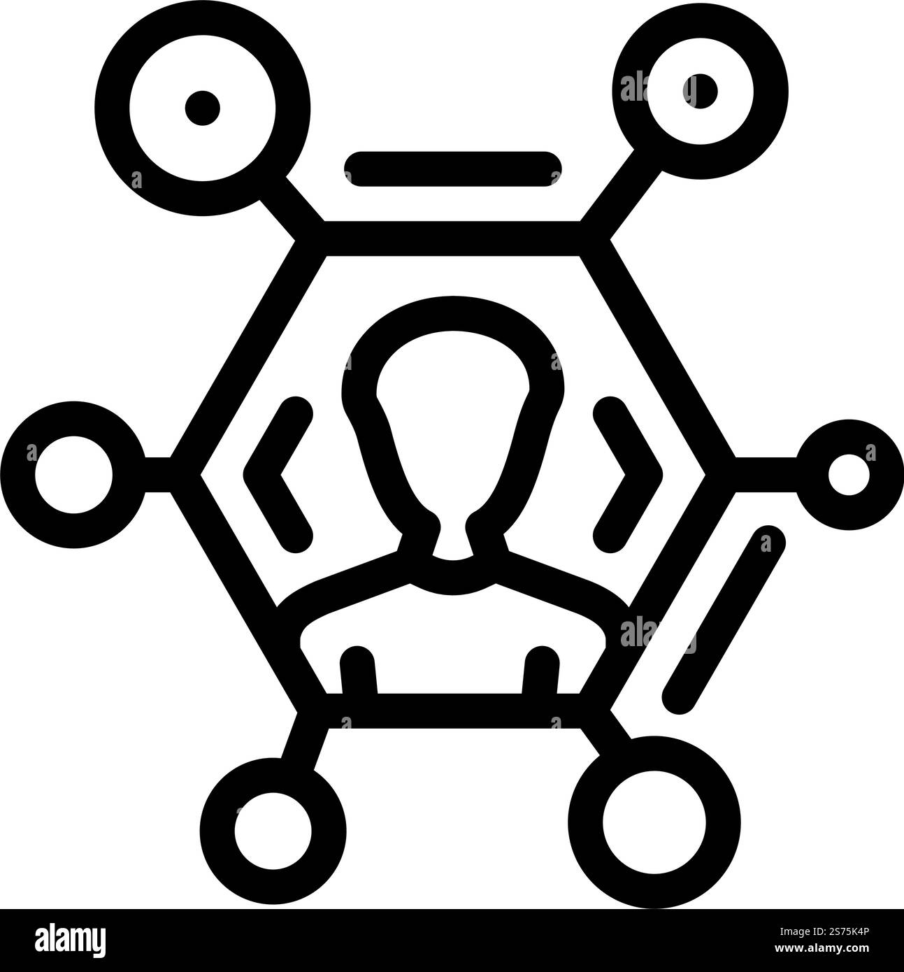 Society esg line icon hi-res stock photography and images - Alamy