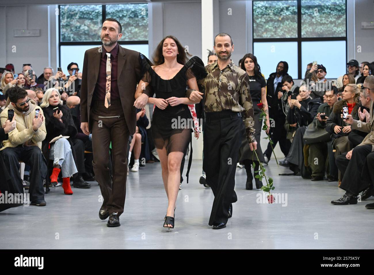 Milan, Italy. 18th Jan, 2025. Men's Fashion, Fall/Winter 2025.- Jordan ...