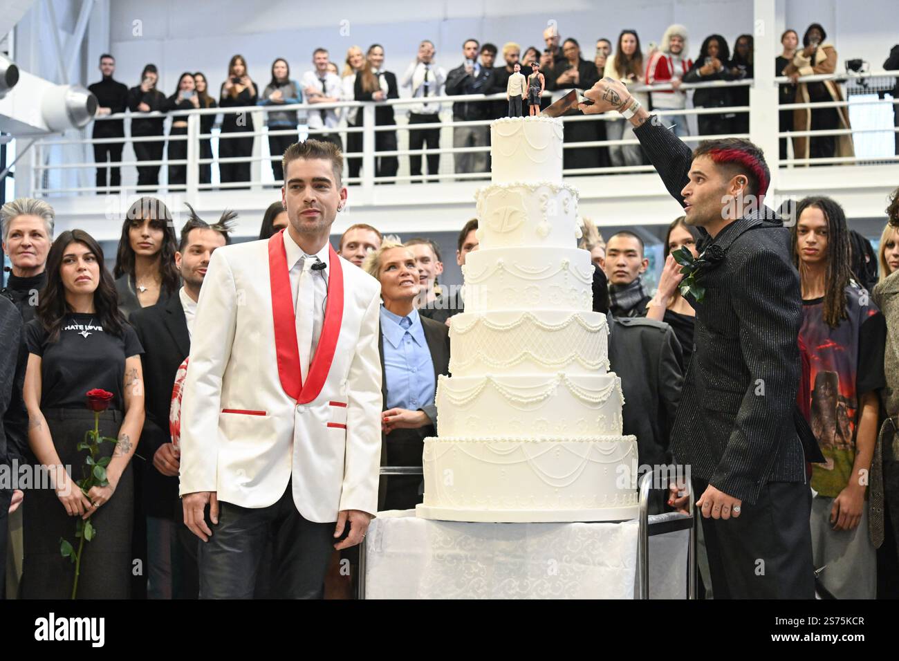 Milan, Italy. 18th Jan, 2025. Men's Fashion, Fall/Winter 2025.- Jordan ...