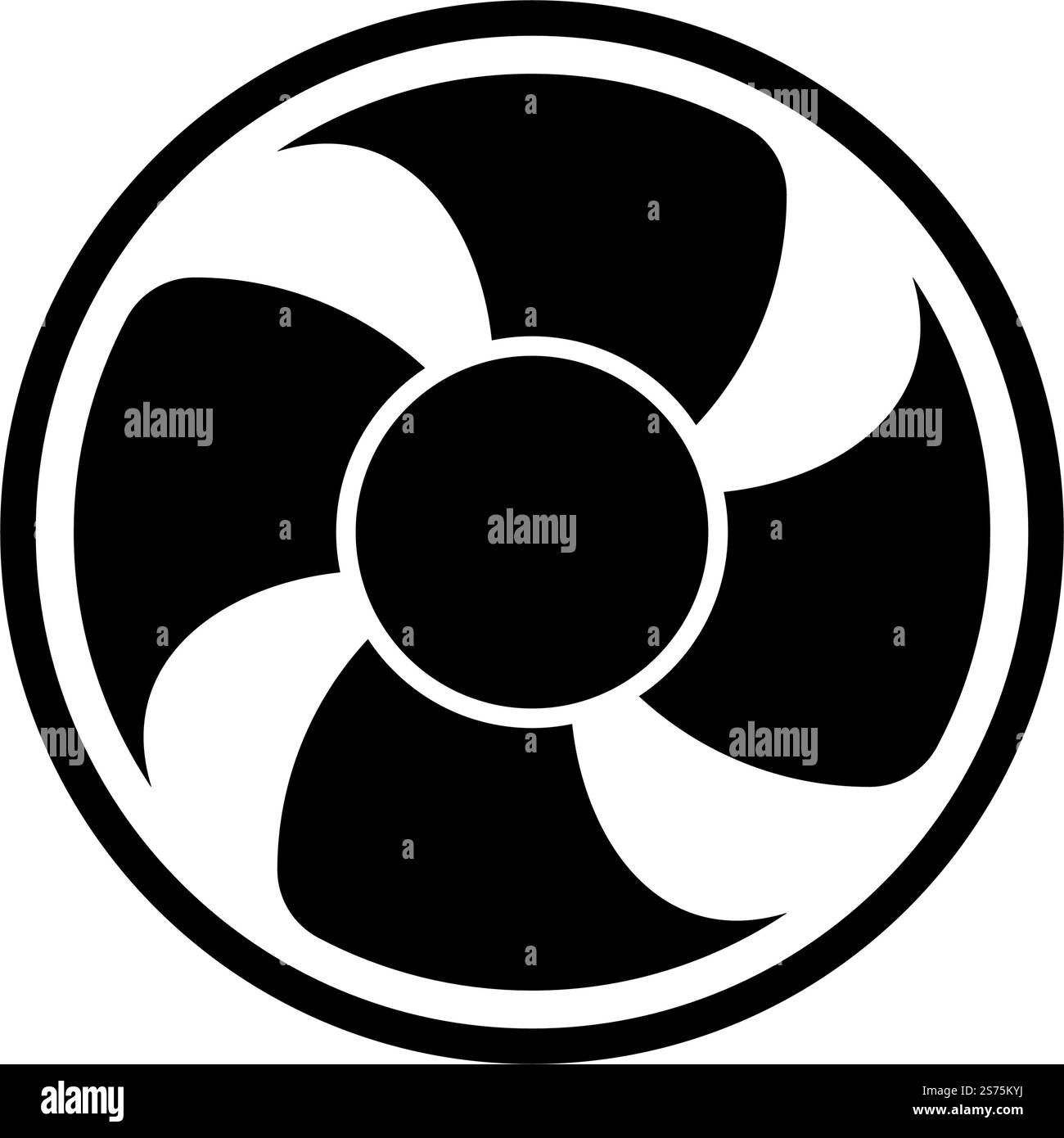 Fan icon vector illustration flat design template Stock Vector Image ...