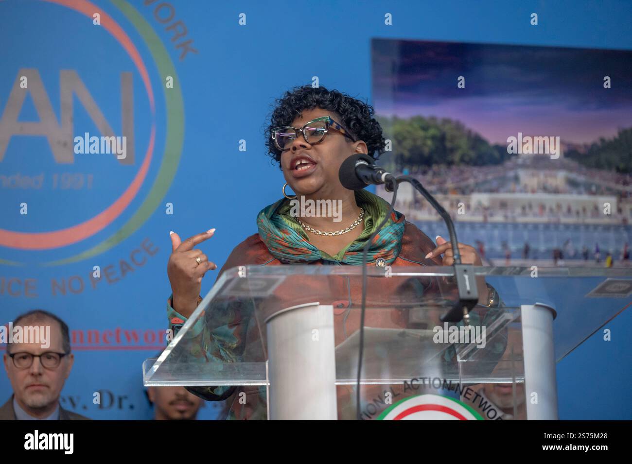 New York, United States. 18th Jan, 2025. Bronx District Attorney Darcel ...