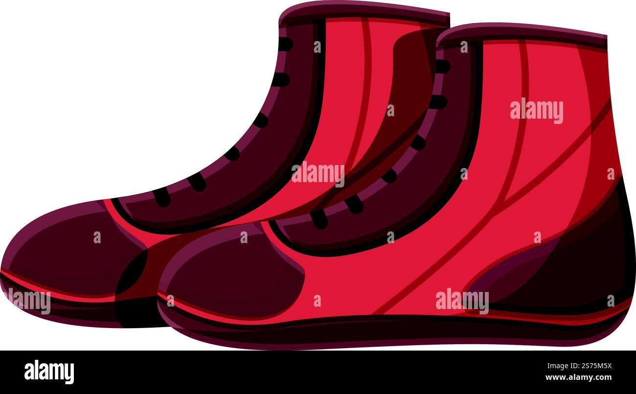 Sport shoes icon cartoon vector. Boxing equipment. Champion box. Sport ...