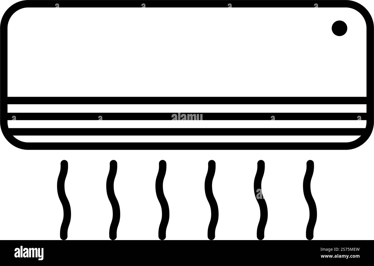 Air conditioner logo icon illustration vector flat design Stock Vector ...