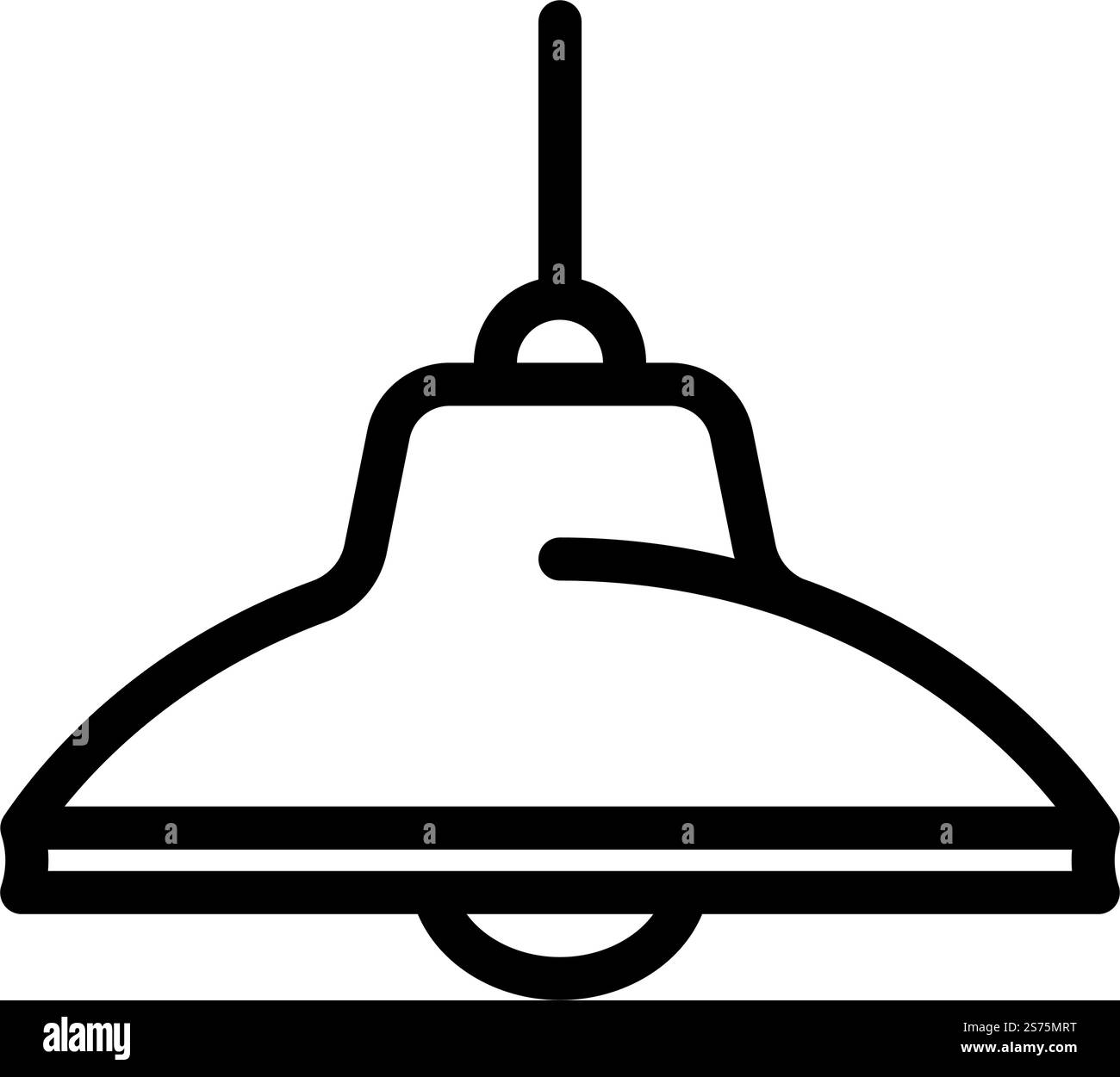 White lamp ceiling line Stock Vector Images - Alamy