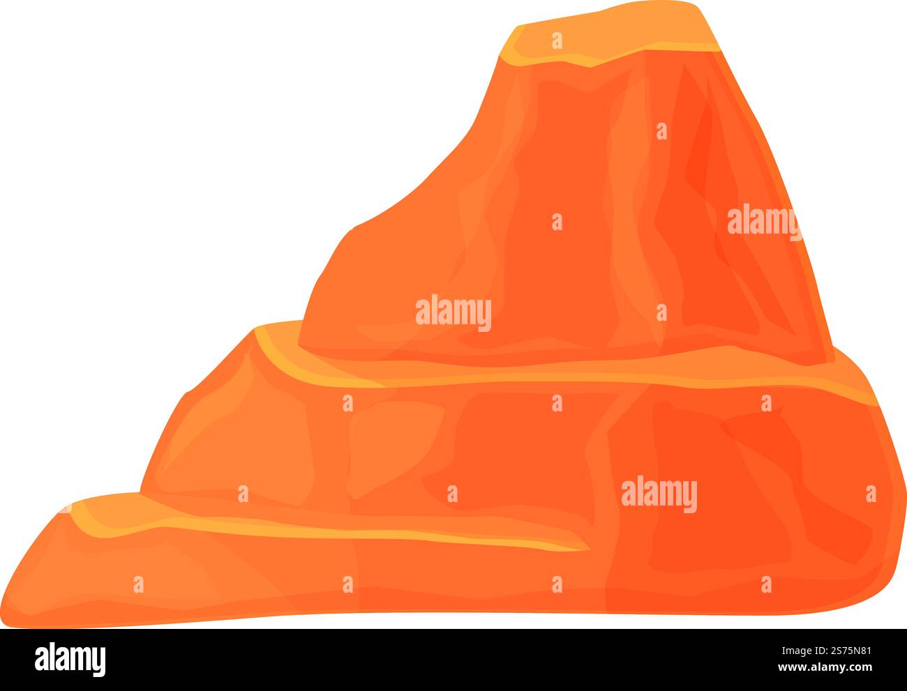 National canyon icon cartoon vector. Grand rock. River mountain ...