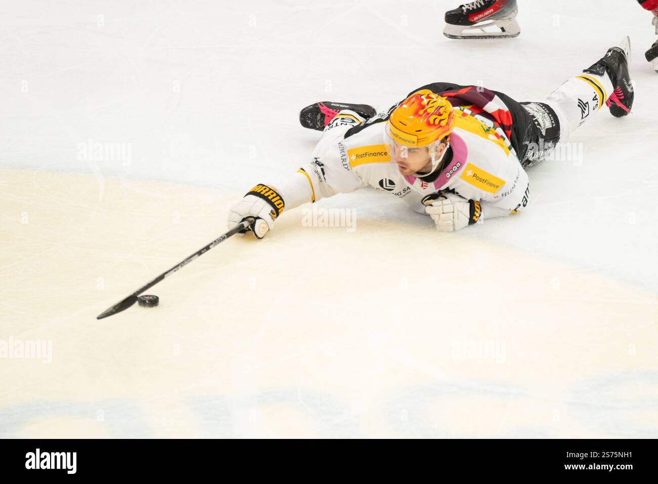 Lausanne, Switzerland. , . Julius Nattinen (offense) PostFinance Top ...