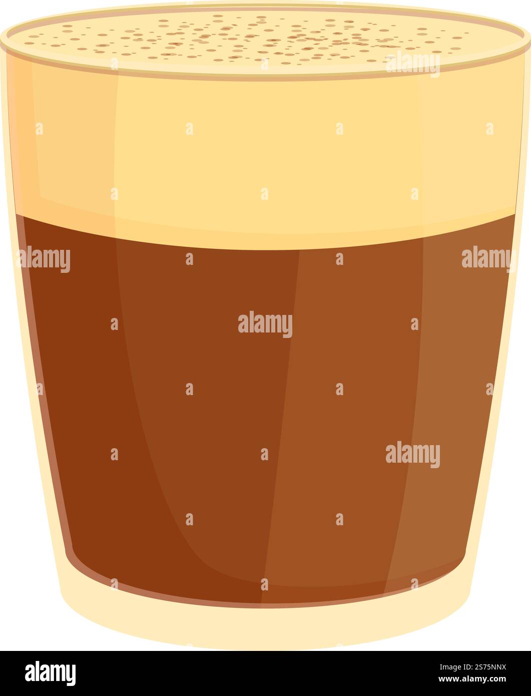 Caffeine cold coffee icon cartoon vector. Cafe drink. Summer menu ...