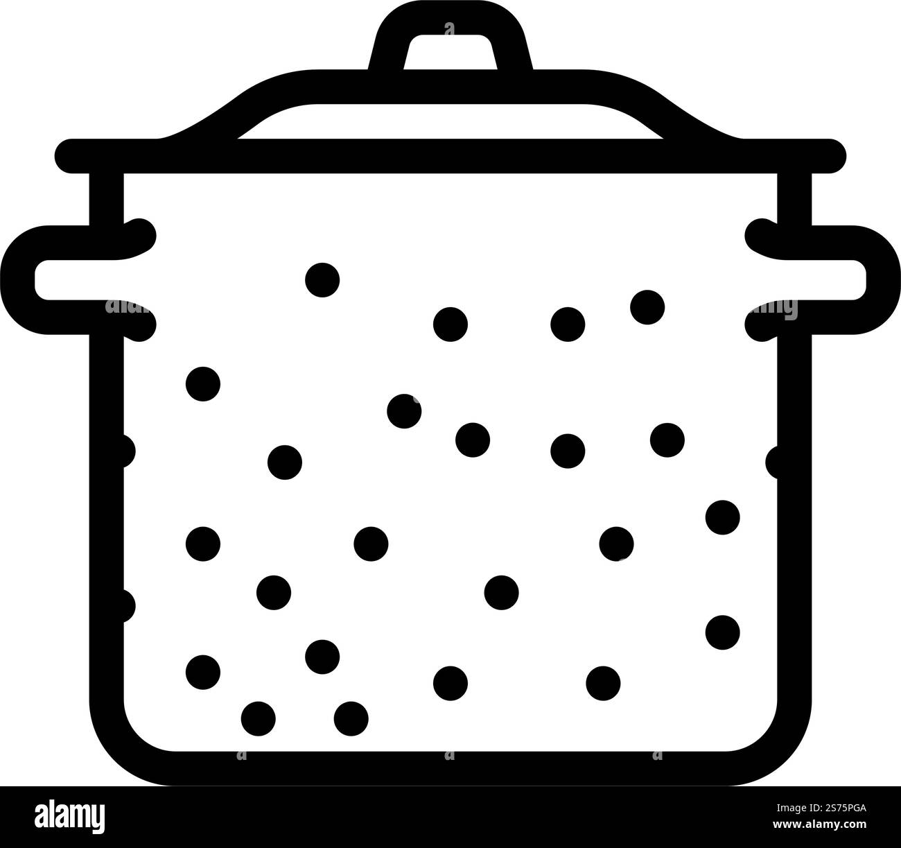Stove open black metal Stock Vector Images - Alamy