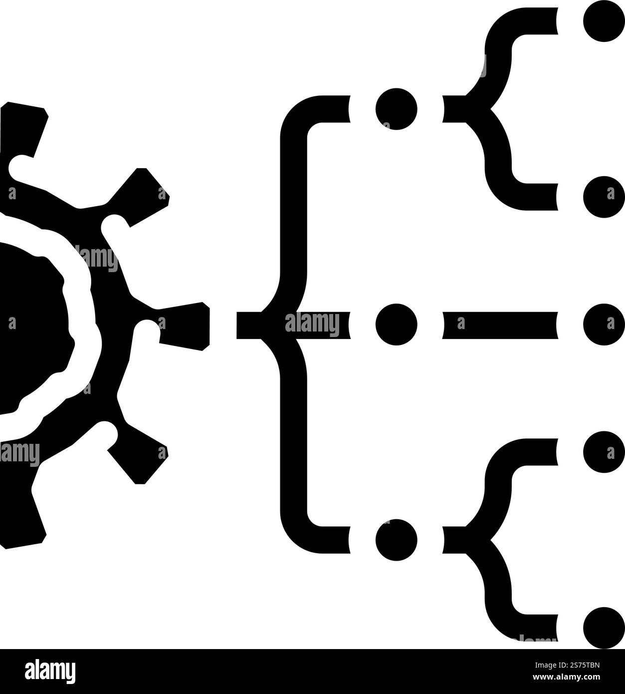 management esg glyph icon vector. management esg sign. isolated symbol ...