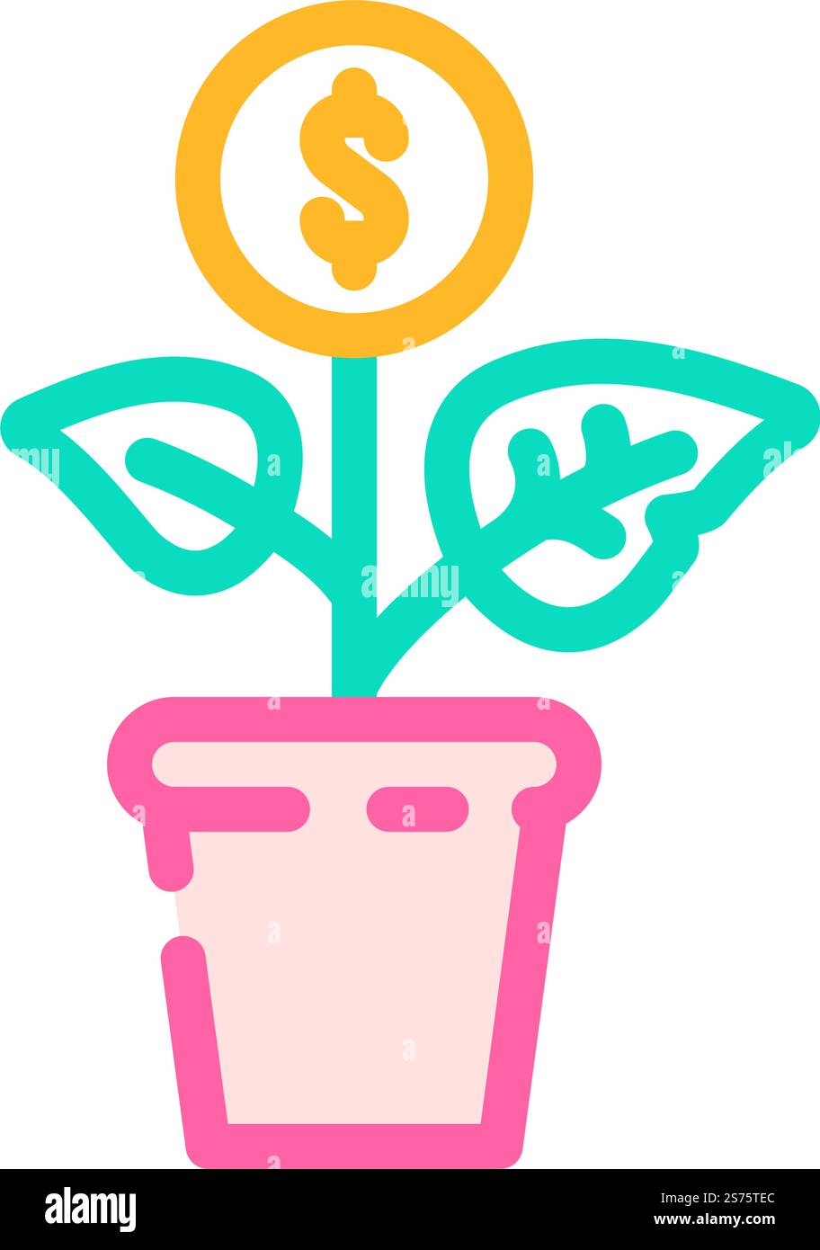 investment esg color icon vector. investment esg sign. isolated symbol ...