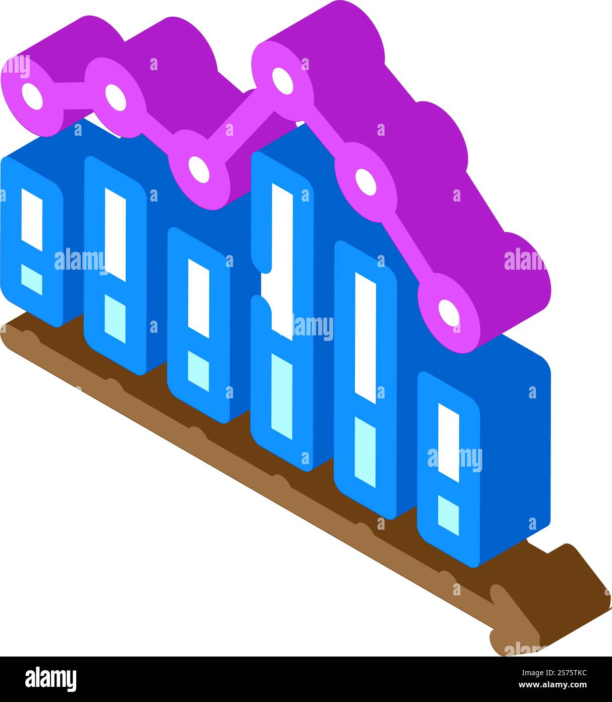 economy esg isometric icon vector. economy esg sign. isolated symbol ...
