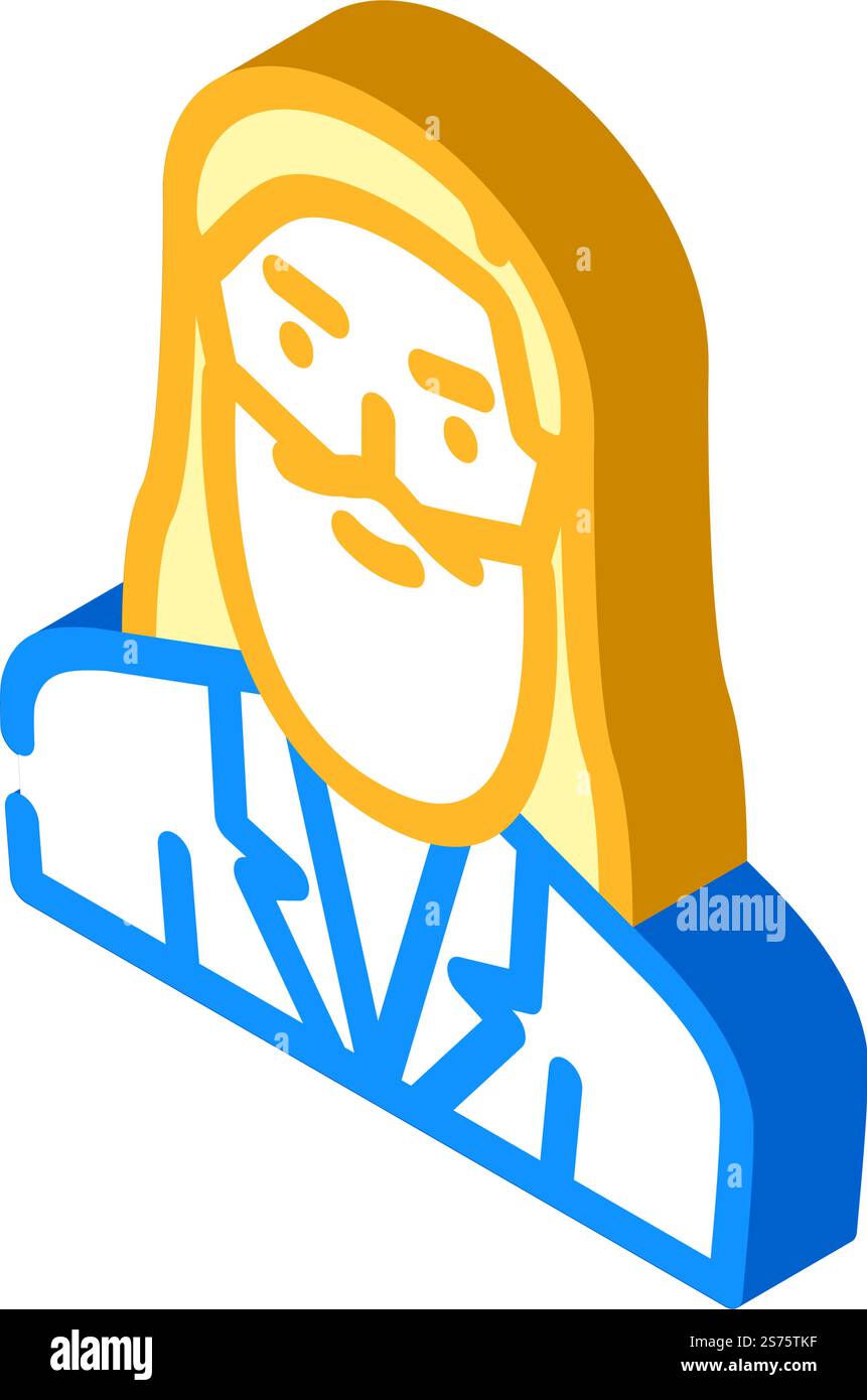 mendeleev chemistry isometric icon vector. mendeleev chemistry sign ...