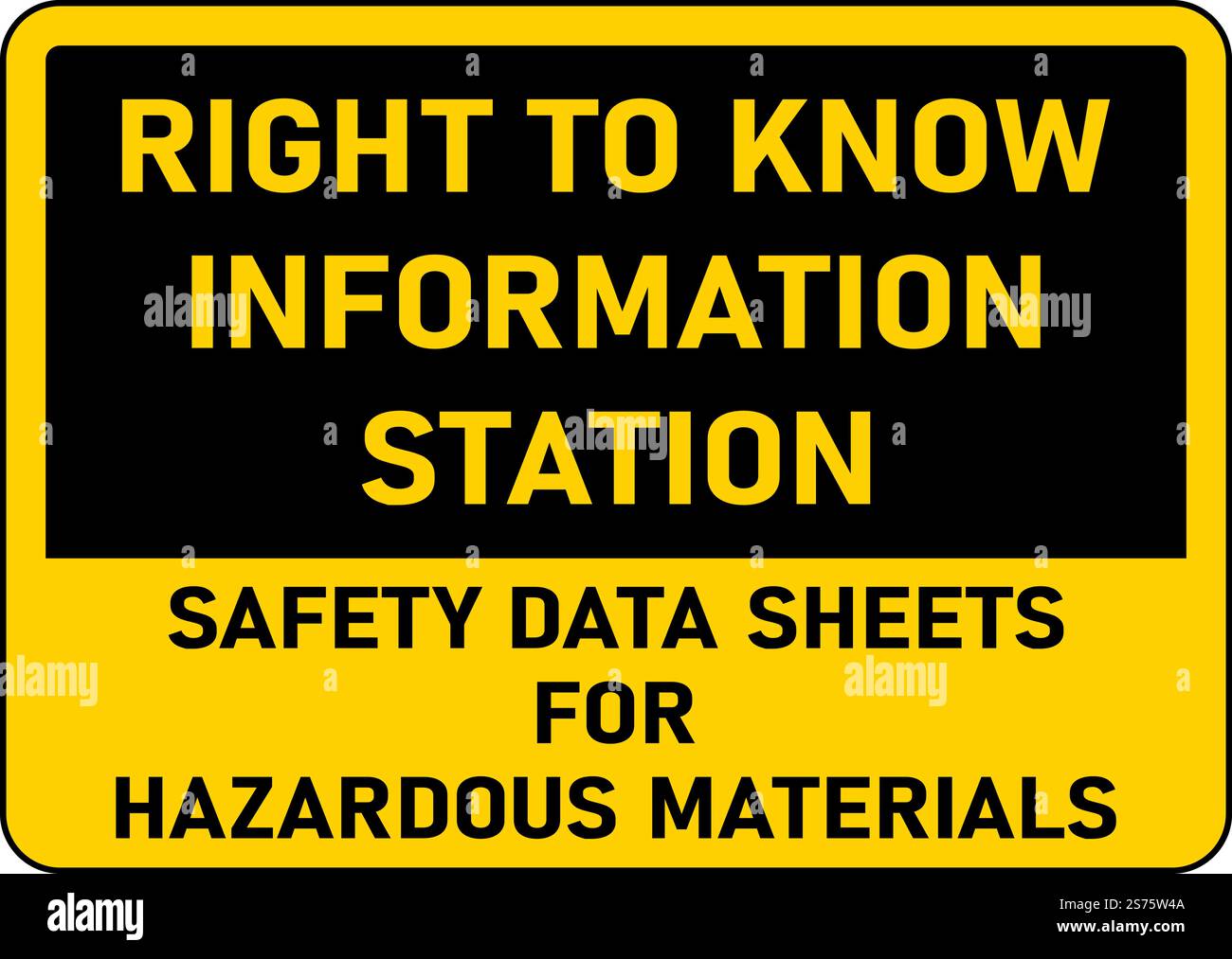 Safety Data Sheets For Materials Sign On White Background Stock Vector ...