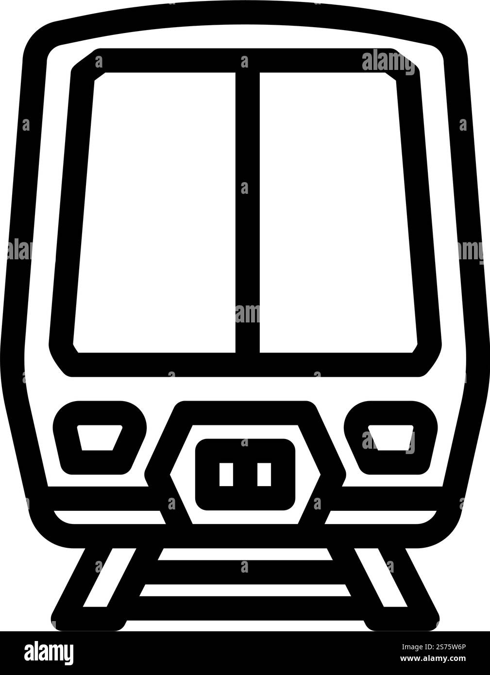train transport vehicle line icon vector. train transport vehicle sign ...