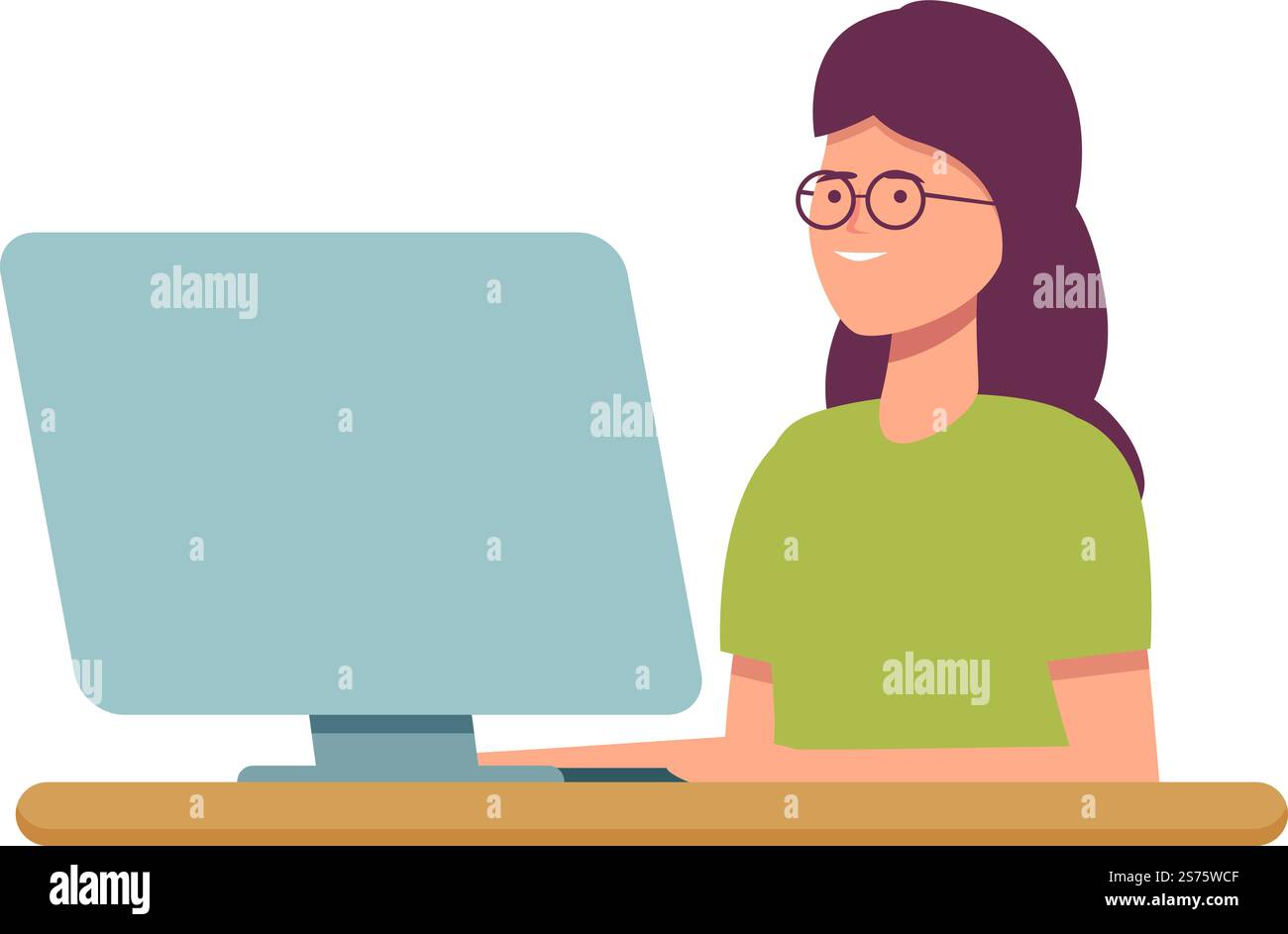 Programming for kids icon cartoon vector. Computer education. School ...