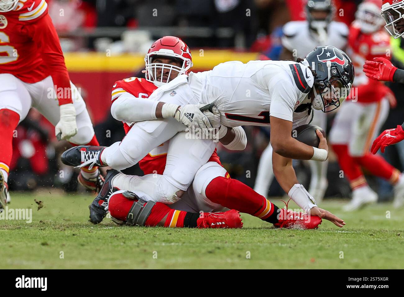 January 18, 2025: Kansas City Chiefs defensive tackle Chris Jones (95 ...