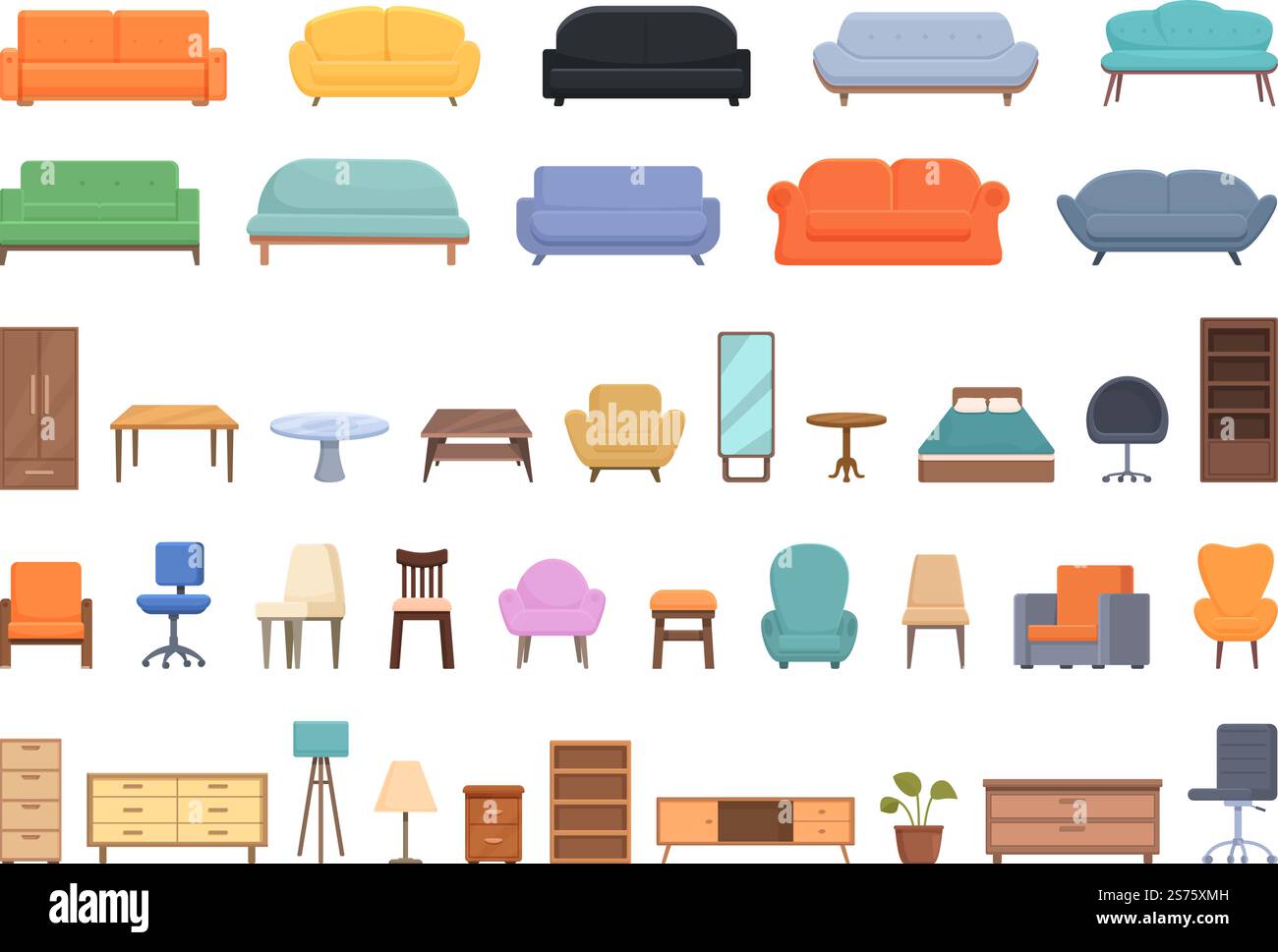 Bed showroom Stock Vector Images - Alamy