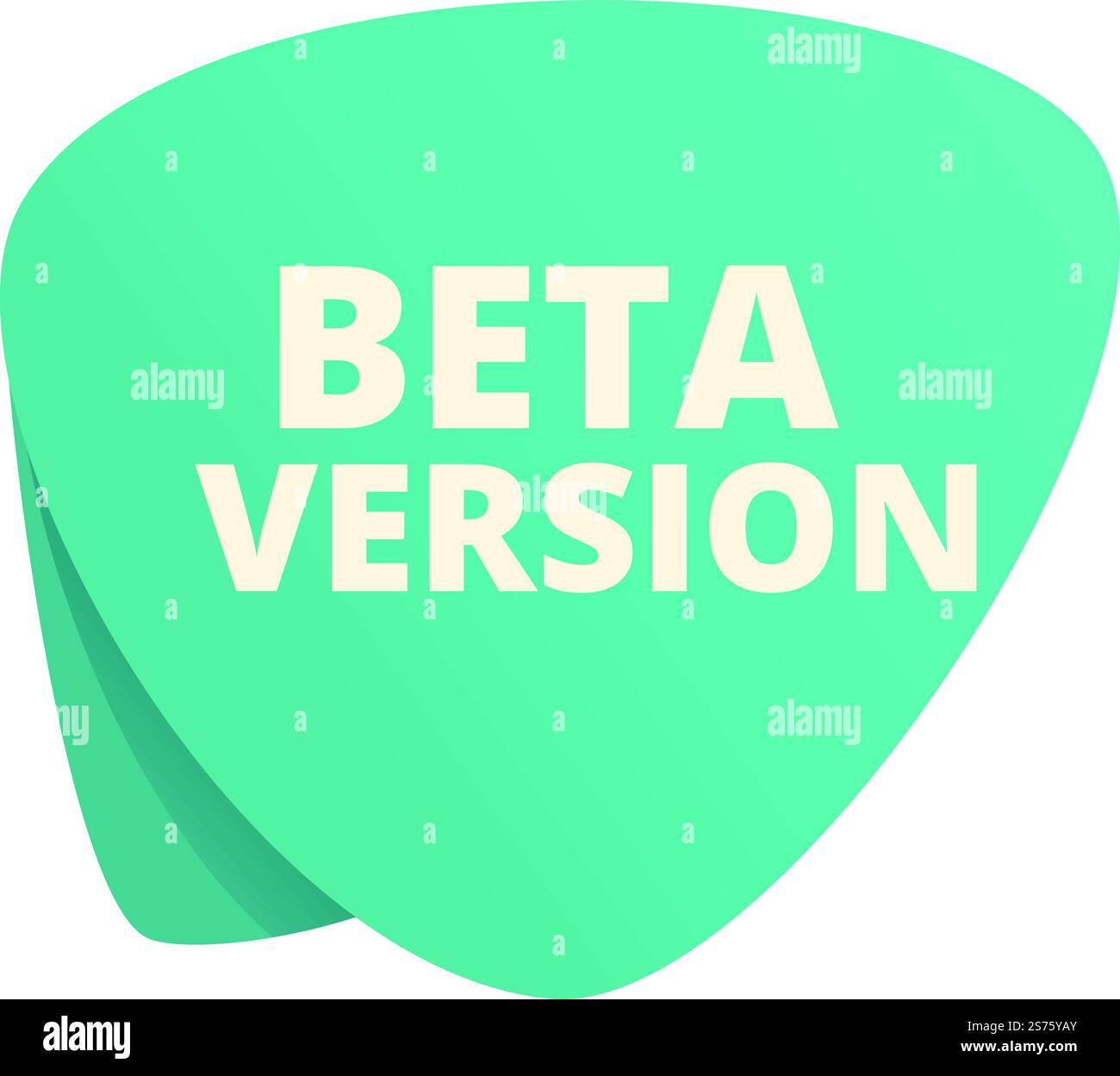 Beta version system icon cartoon vector. Computer software. Online ...