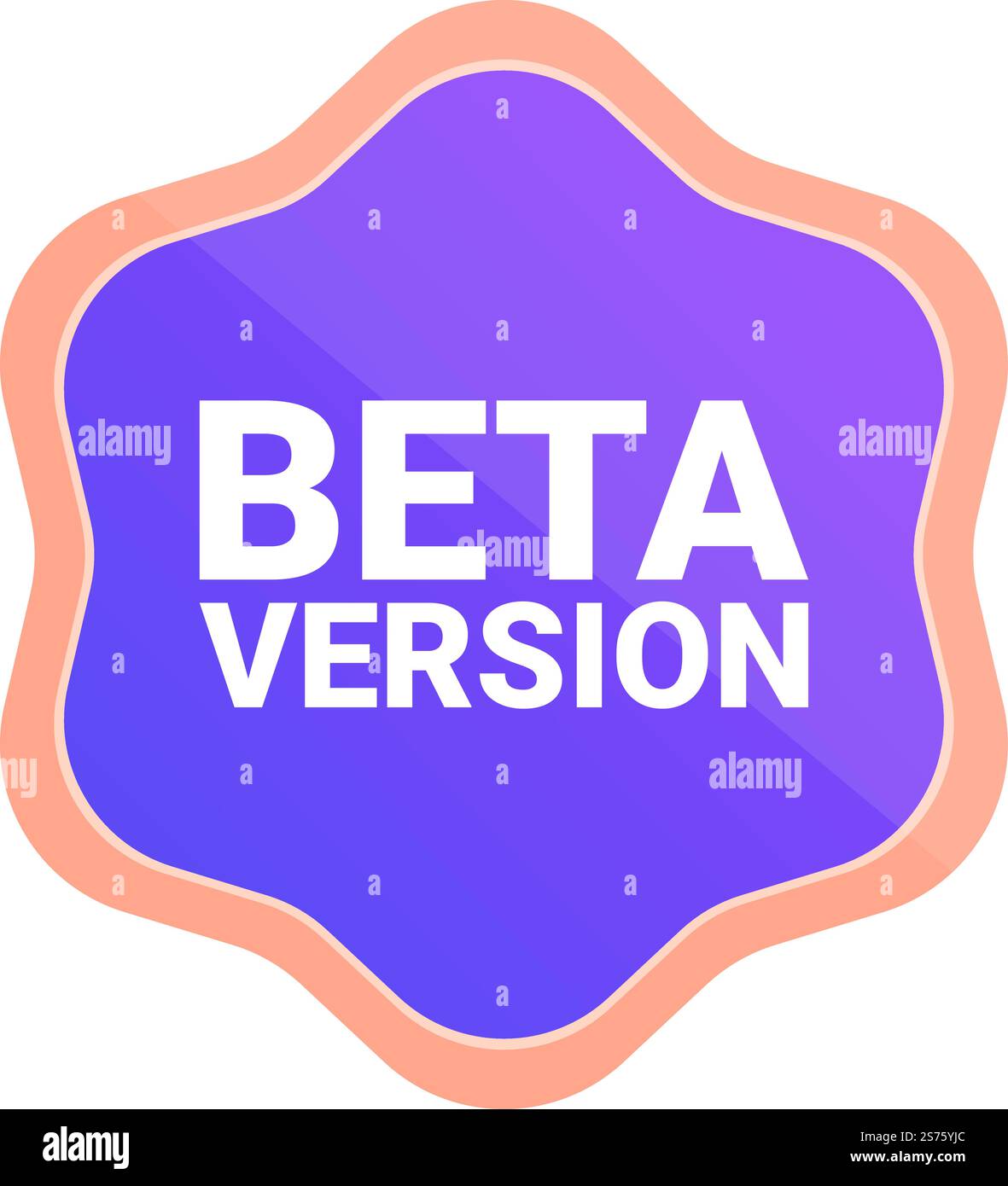 Beta version pack icon cartoon vector. Digital web. New box. Beta ...