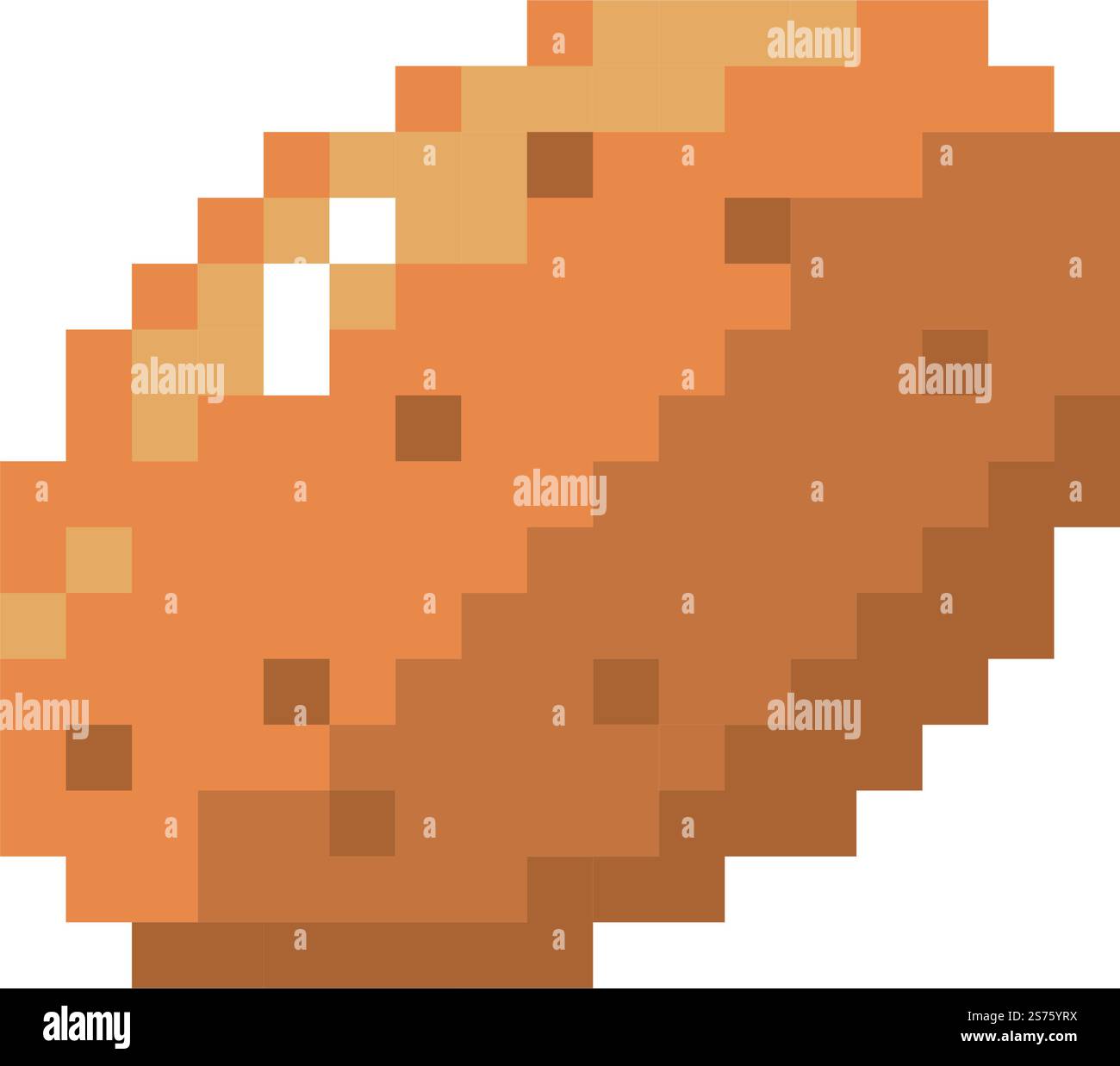 Potato vegetable sign, pixel art for playing interface. Veggies for ...