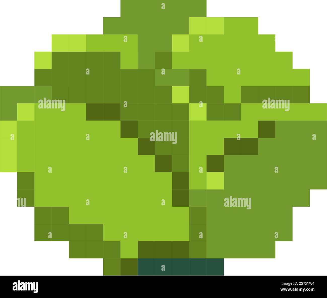 Cabbage vegetable sign pixel art for playing. Veggies products and ...
