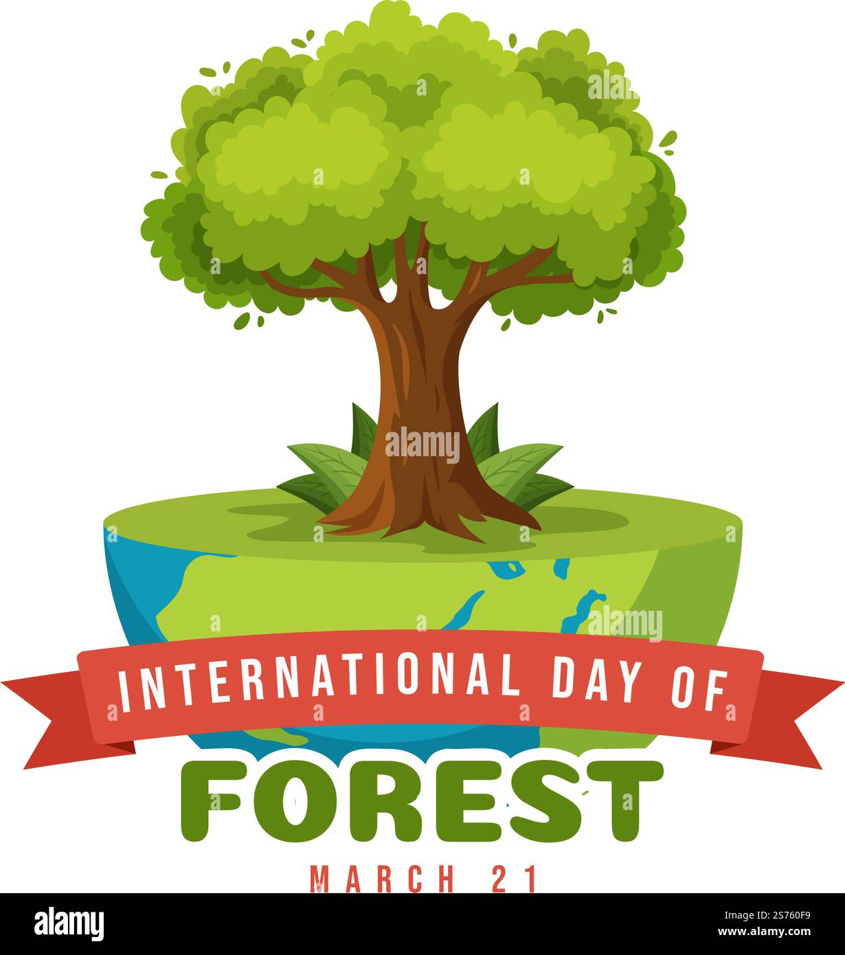 World forestry day on March 21st Illustration to Educate, Love and ...