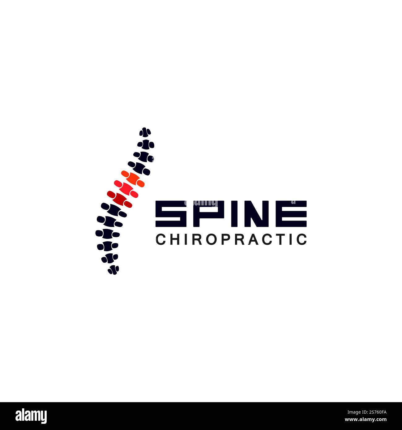 Spine logo vector illustration design template Stock Vector Image & Art ...